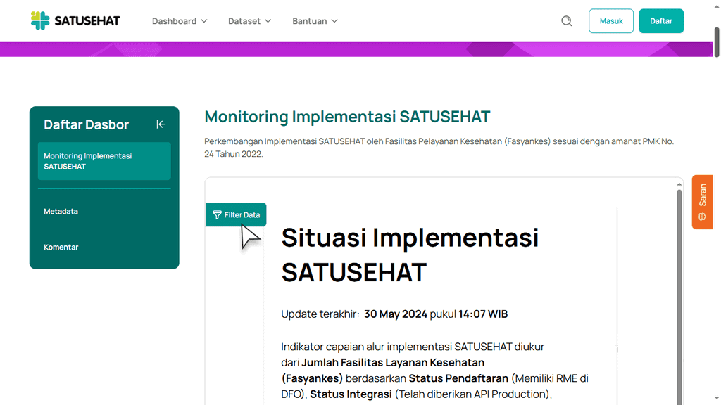 Bagaimana Cara Cepat dan Mudah untuk Mencek Status Integrasi Faskes ke SatuSehat Platform (SSP)